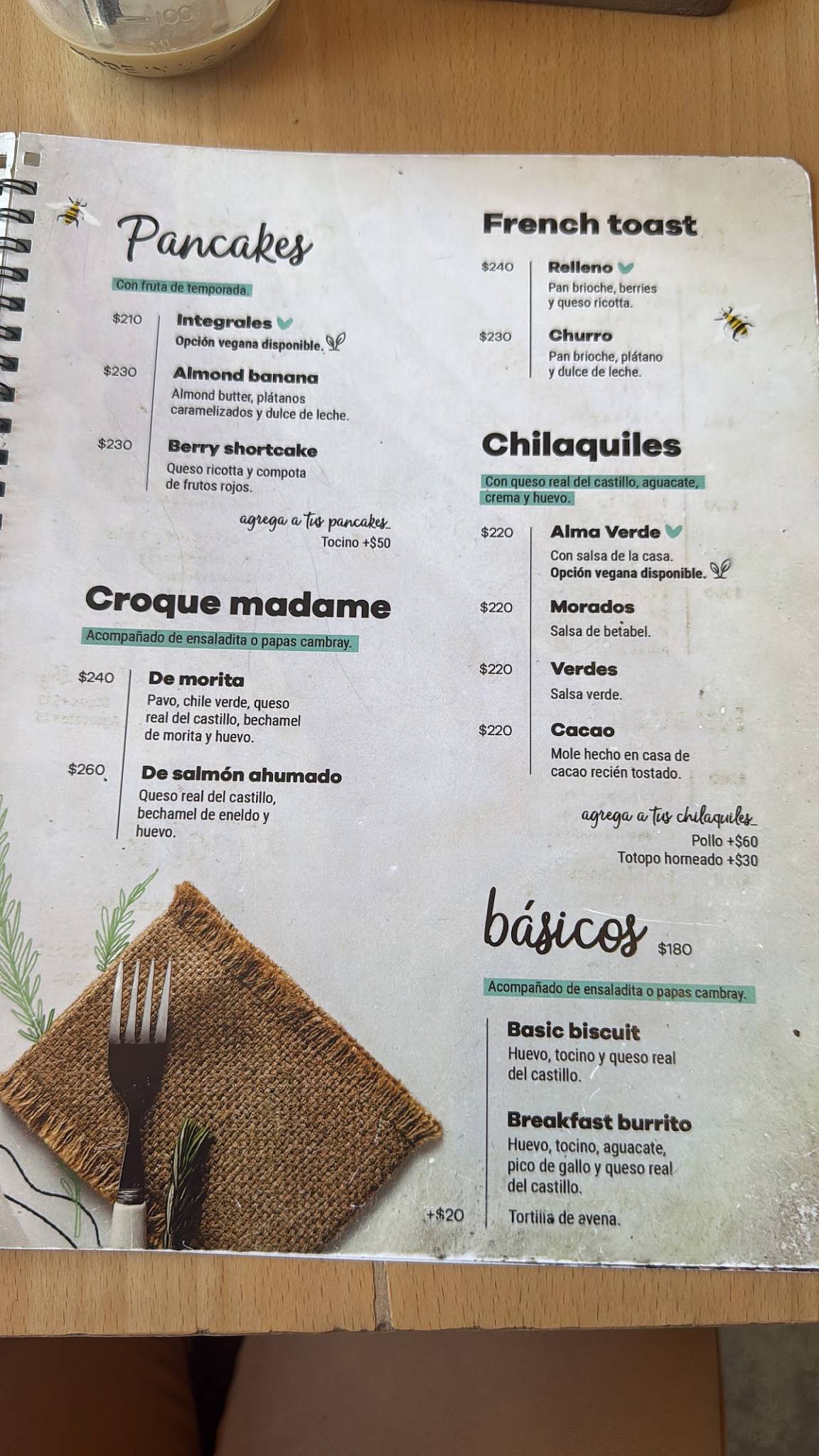 Carta del restaurante Alma Verde Mexicali, Mexicali