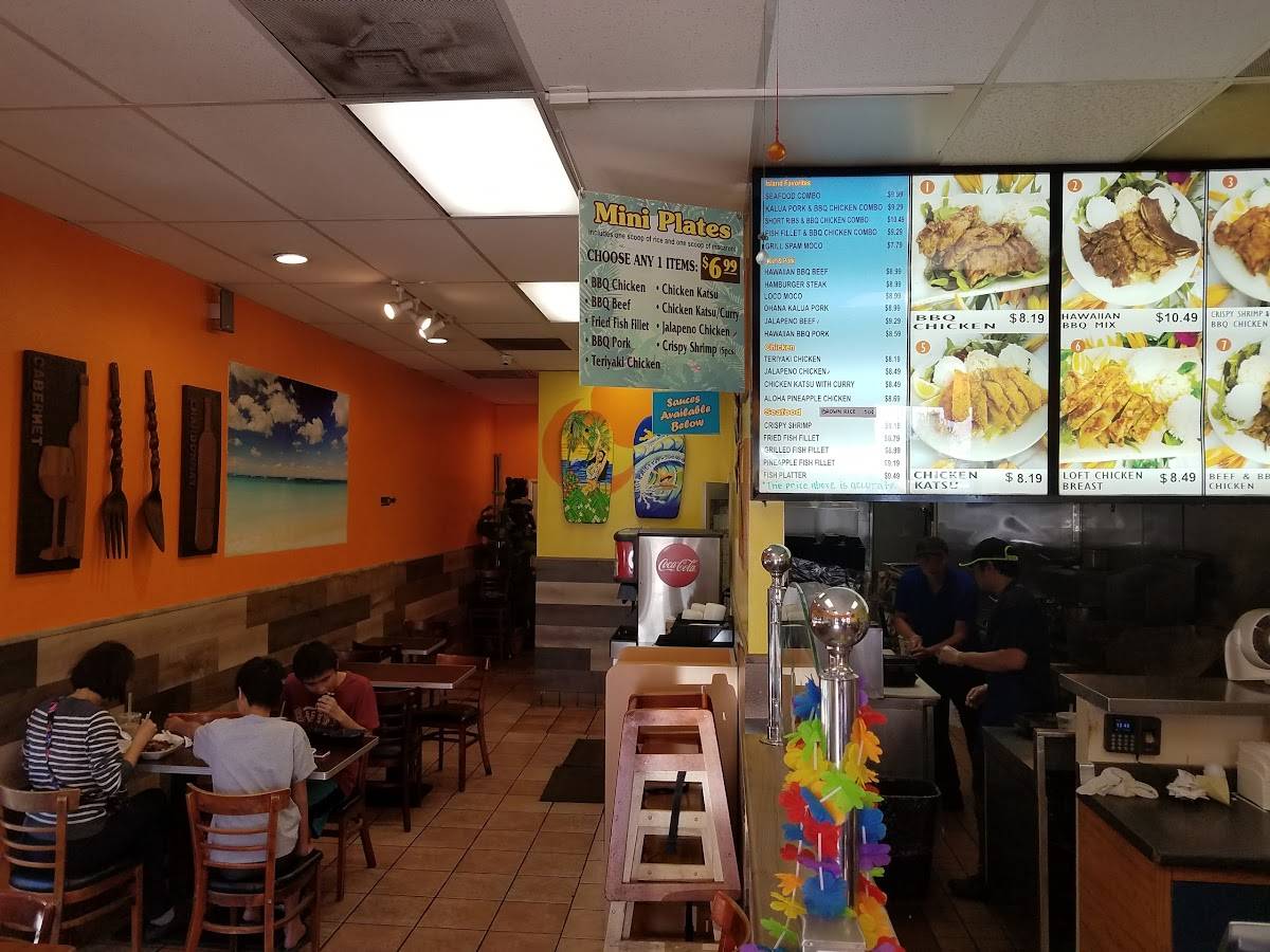 Menu at Aloha K Hawaii BBQ, Rancho Cucamonga