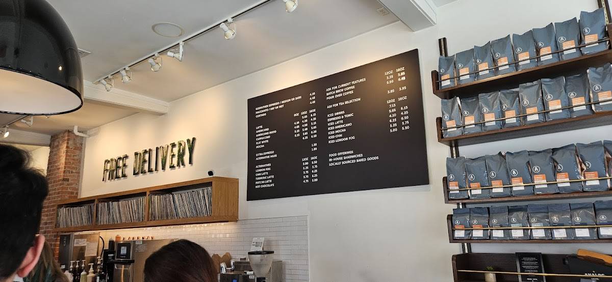 Menu at Analog Coffee 17 Ave cafe, Calgary, 740 17 Ave SW