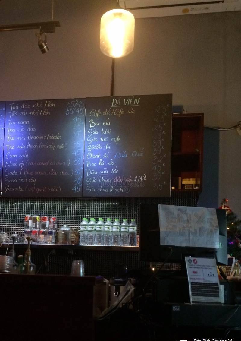 Menu at Anh Coffee cafe, Ho Chi Minh City, 47 Đ. Trần Hưng Đạo
