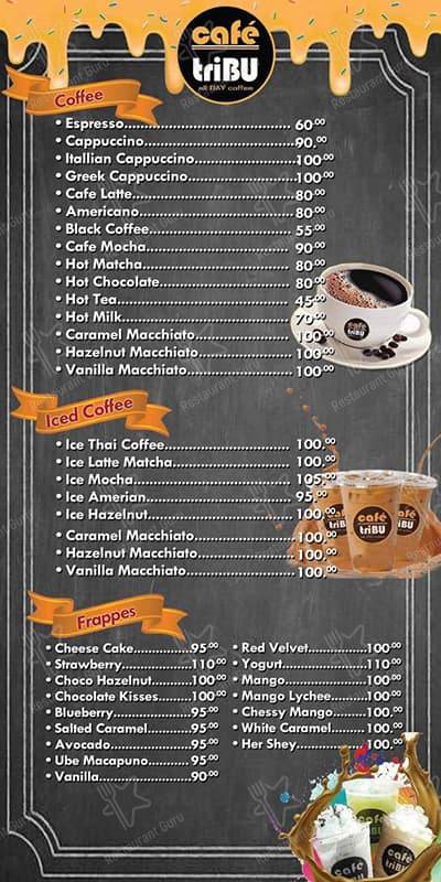 Carta de Café Tribu, Antipolo, J52G+J9J
