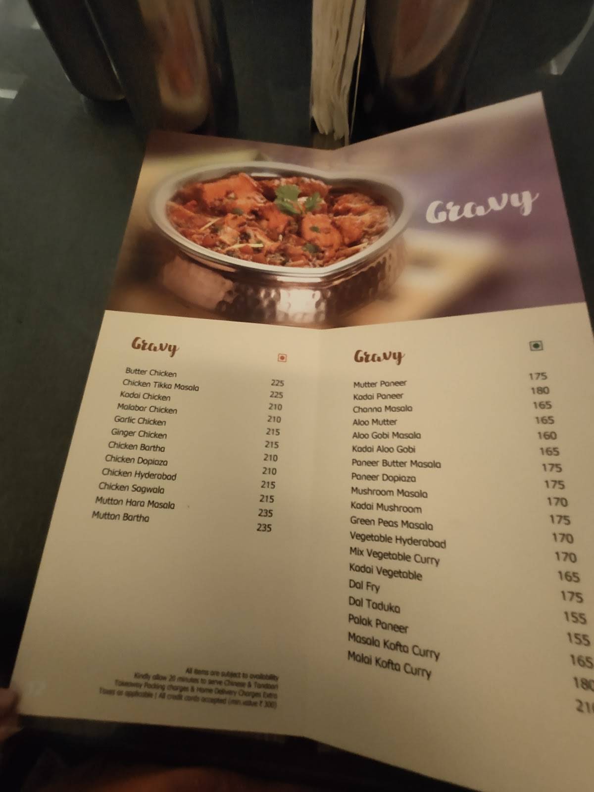Menu at Arunachala-Incredible Indian Cuisine, Karur