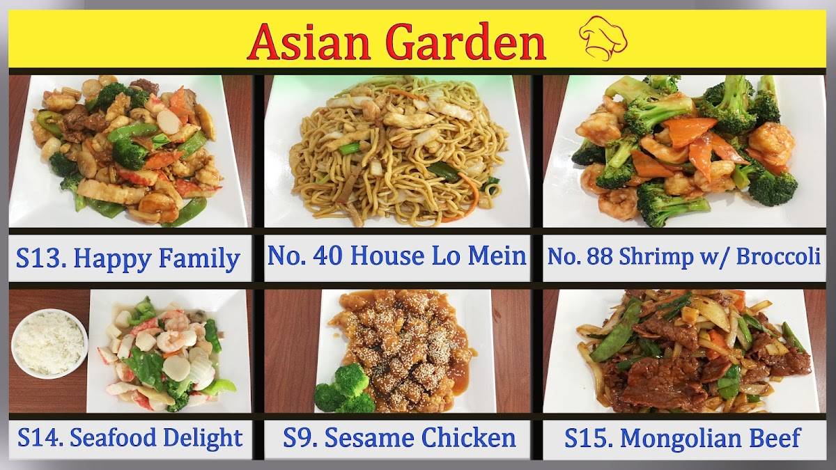 Menu at Asian Garden Waunakee restaurant, Waunakee