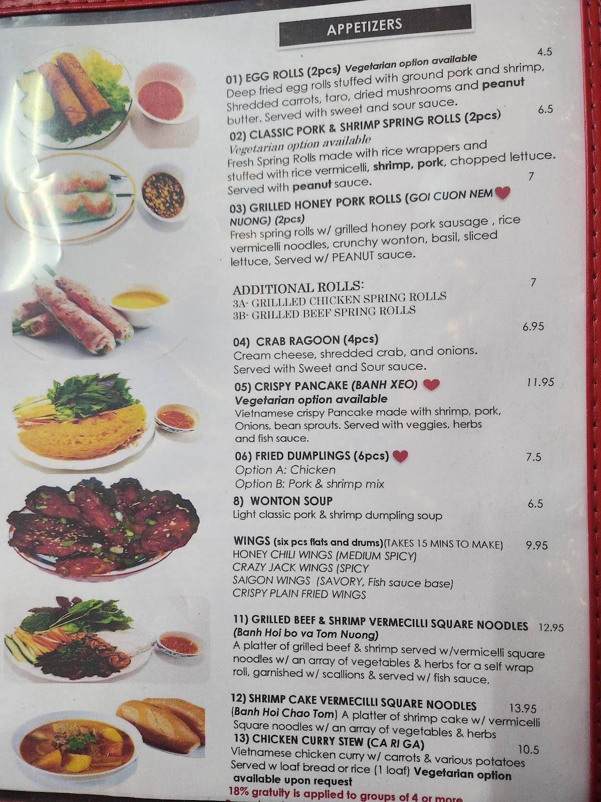 Menu at Asian Kitchen restaurant, Hammond
