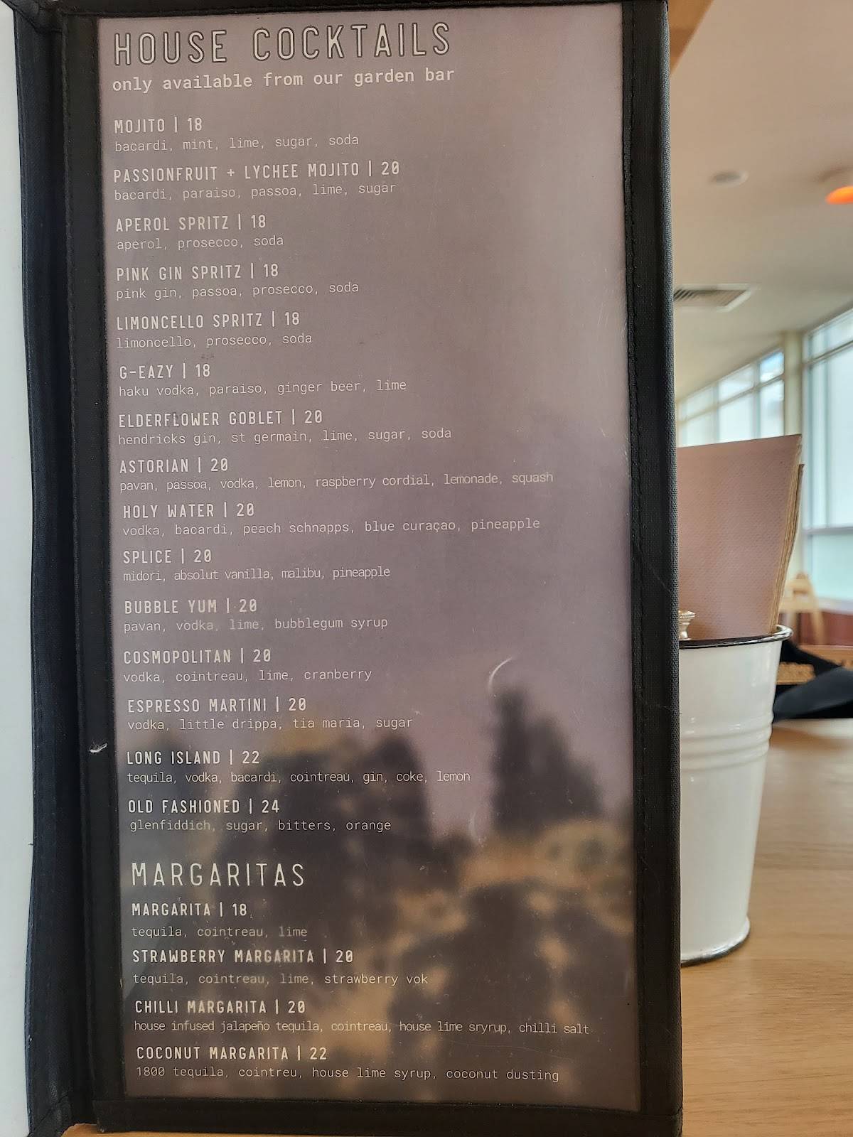 Menu at Astor Hotel Albury pub & bar, Albury