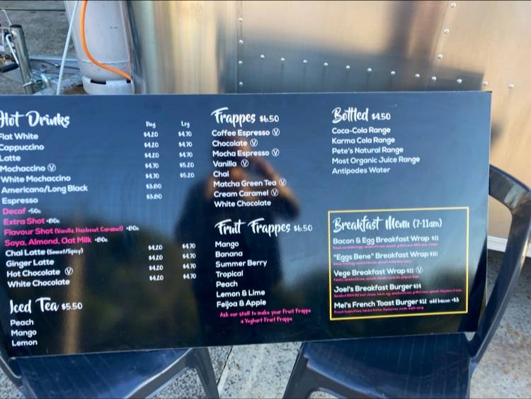 Menu at Stacked Burger Bar, Auckland