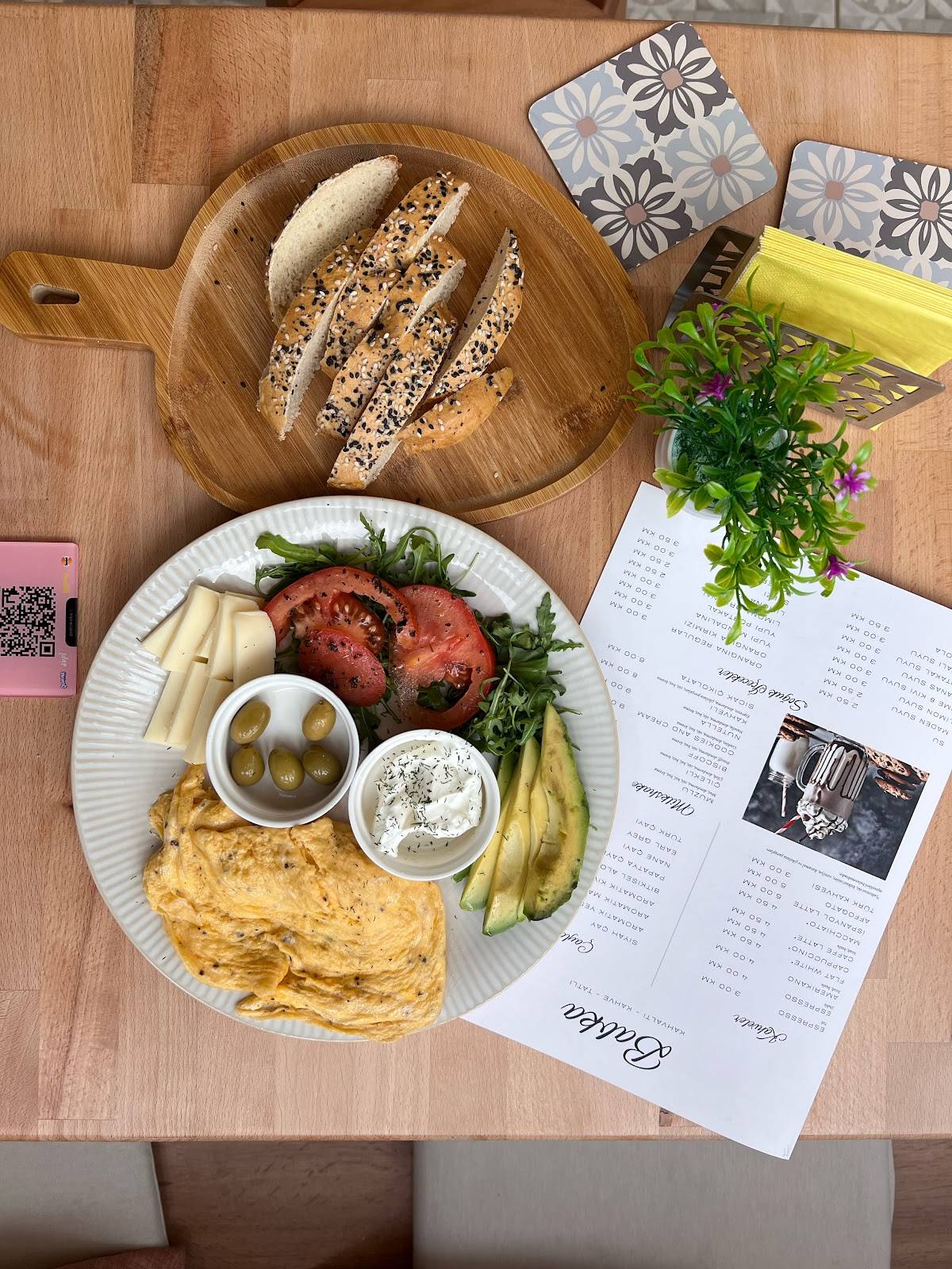 Menu au Babka Blend & Bakery, Sarajevo
