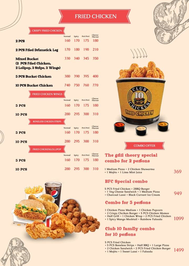 Menu at BANU FOOD COURT (BFC), Marthandam