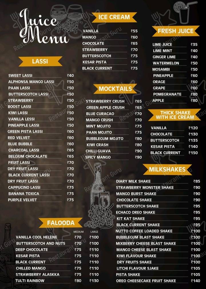 Menu at BANU FOOD COURT (BFC), Marthandam