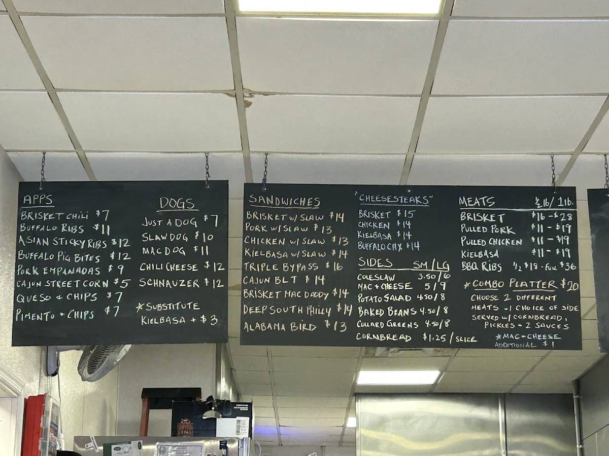 Menu at Tanglewood Fire and Smoke BBQ, Folsom