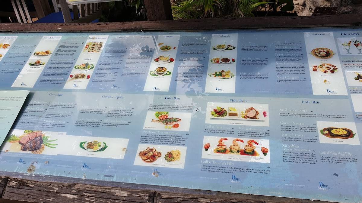 Menu at Bakso Gerobak Biru restaurant, Mengwi