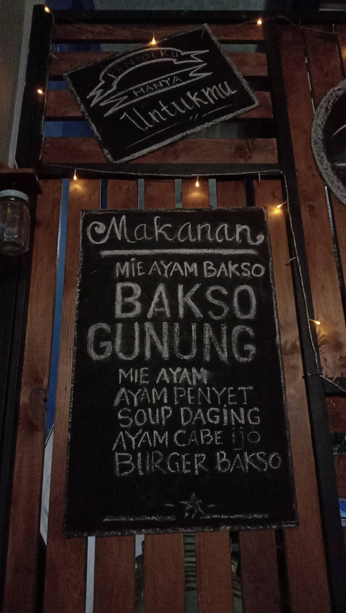 Menu at Bakso Gunung Genta restaurant, Batam, Blok GG - No. 1 Ruko Puri ...