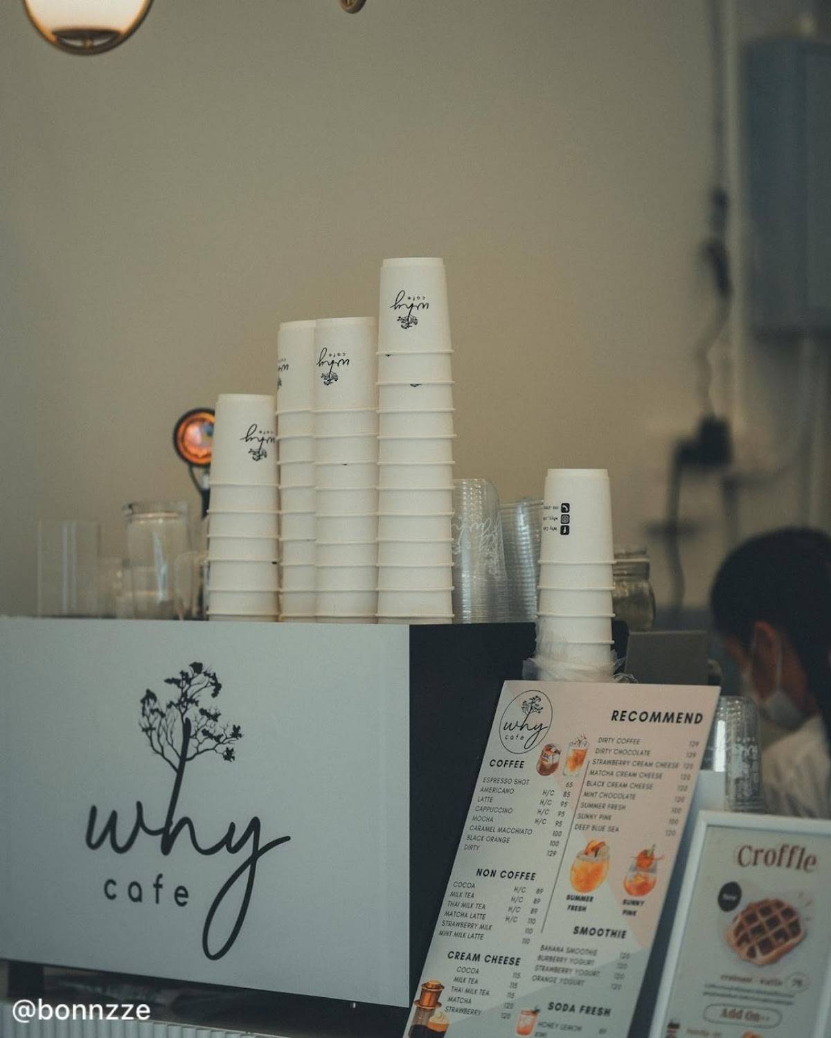 Carta de Why Cafe, Bang Khu Wiang