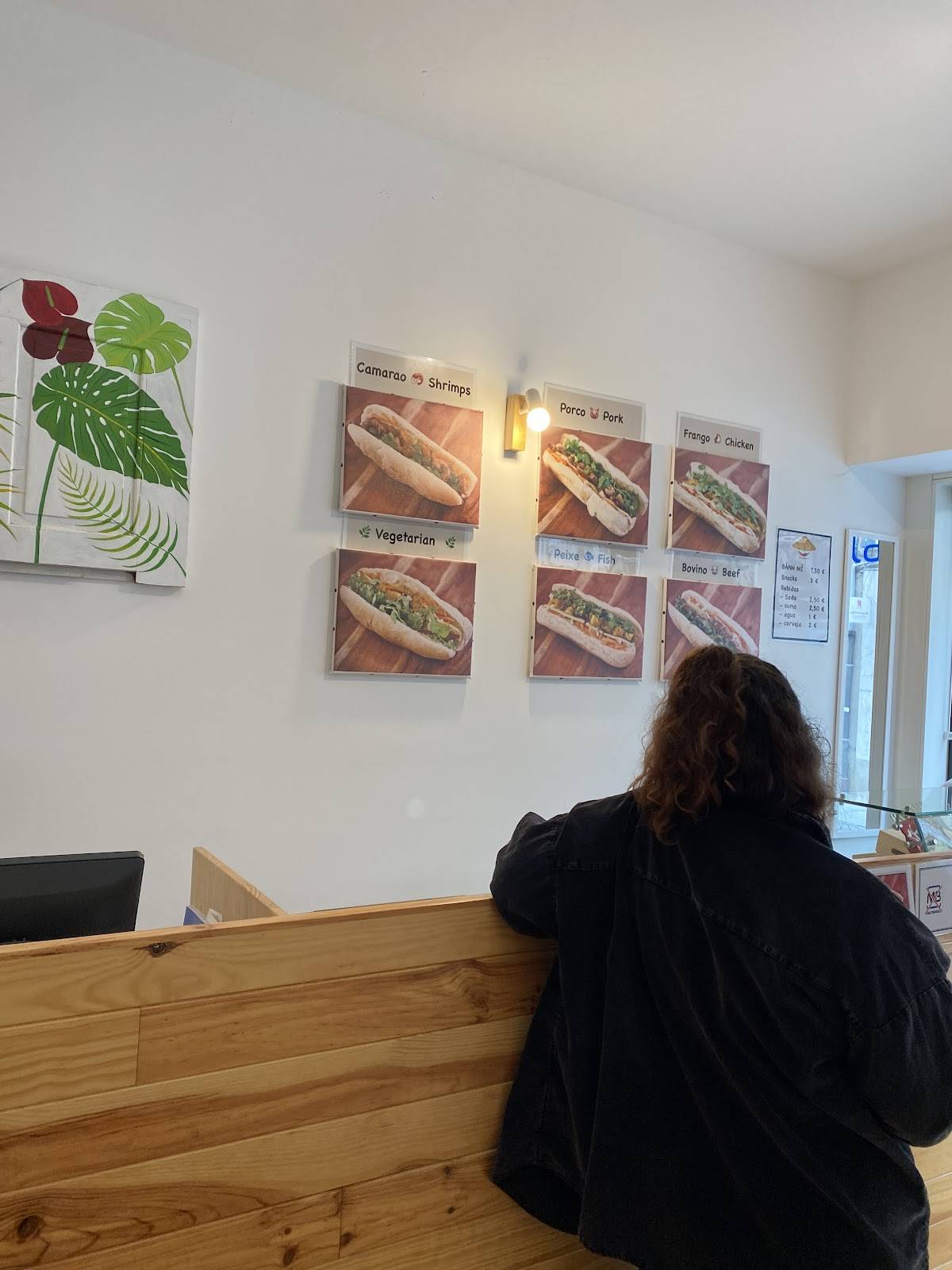 Menu em Banh Mi Corner, Porto