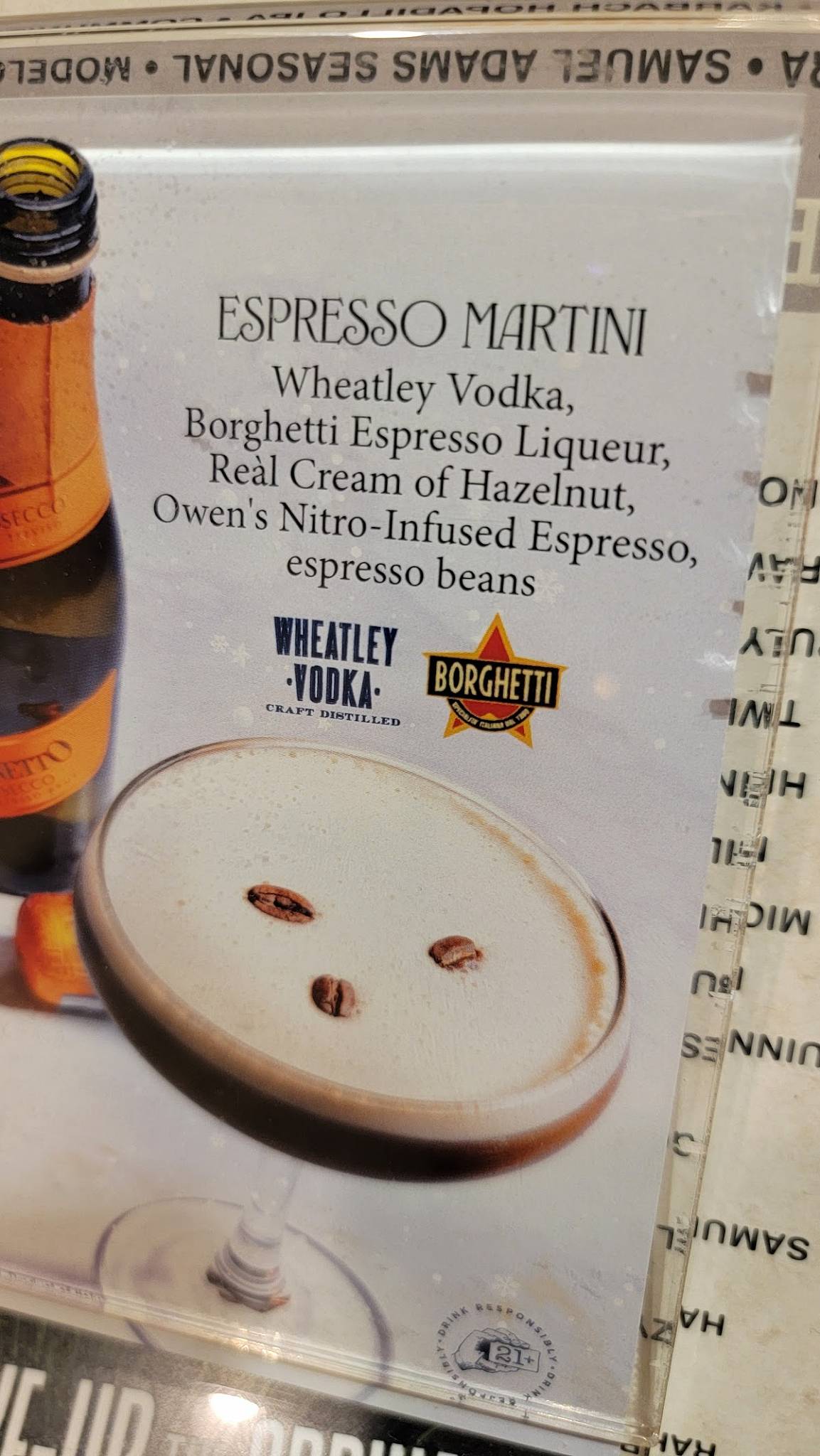 Menu at Beer Union pub & bar, Dallas, Aviation Dr
