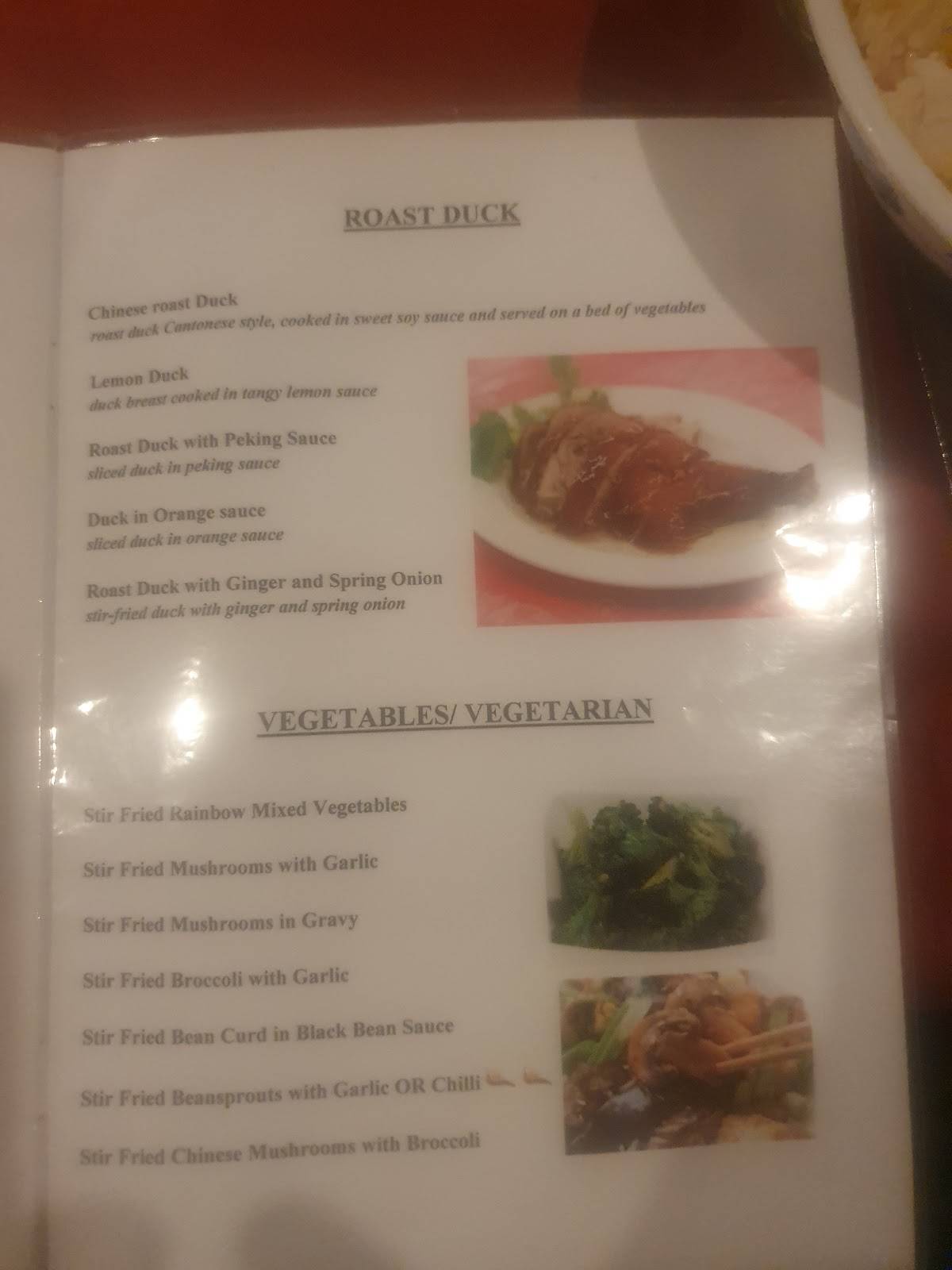 Menu at Beijing Palace Restaurant, Holbeach, Main Rd