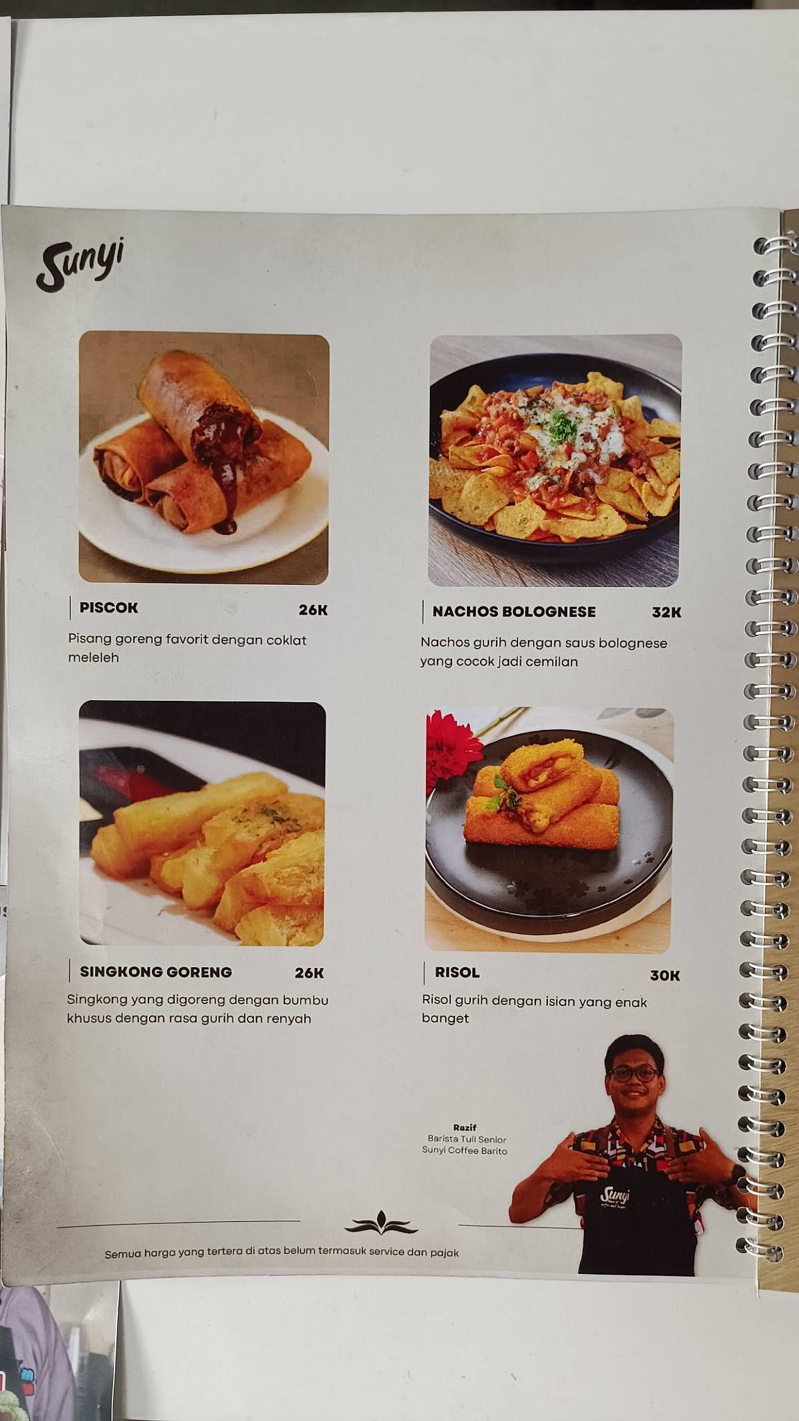 Menu at Sunyi Coffee - Bekasi Ruko Grand Galaxy cafe, Bekasi Regency