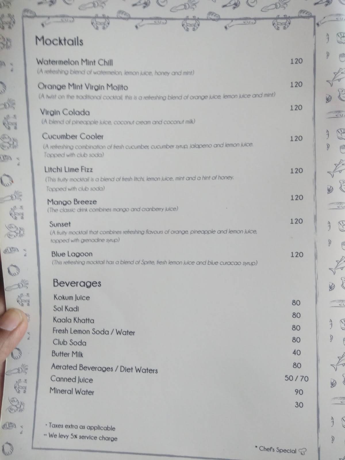 Menu at The Konkan (Est. 2017), Bengaluru