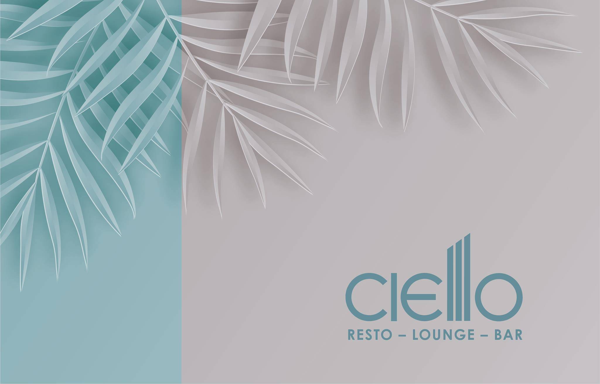 Menu at Cielo Restaurant, Benoni