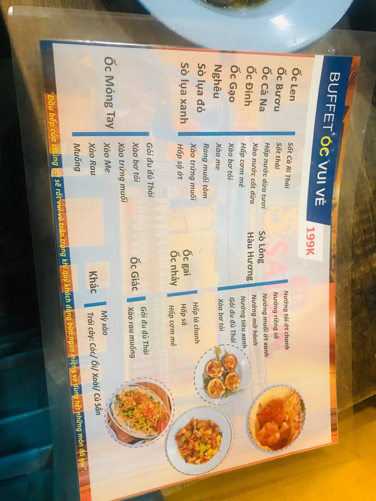 Menu at Bếp Mẹ Ỉn - Lê Thánh Tôn restaurant, Ho Chi Minh City, 136 Đ ...