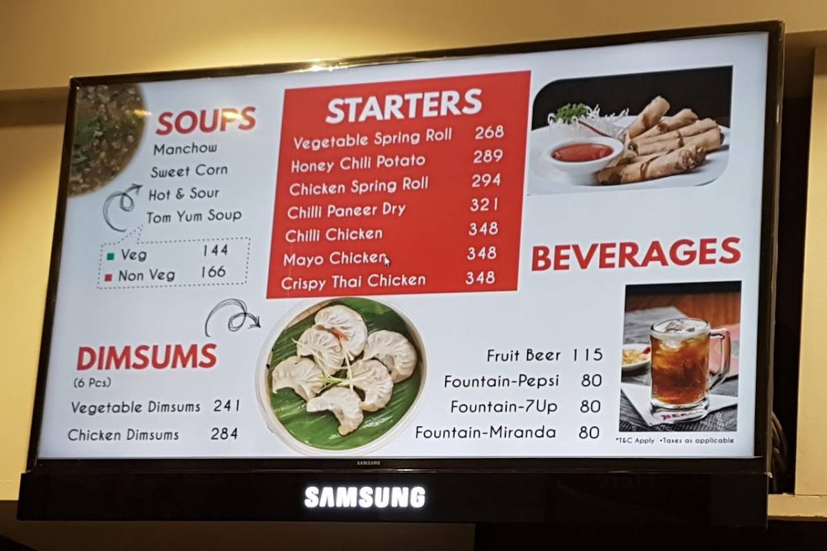 Menu at Berco's, New Delhi, H34M+2RG