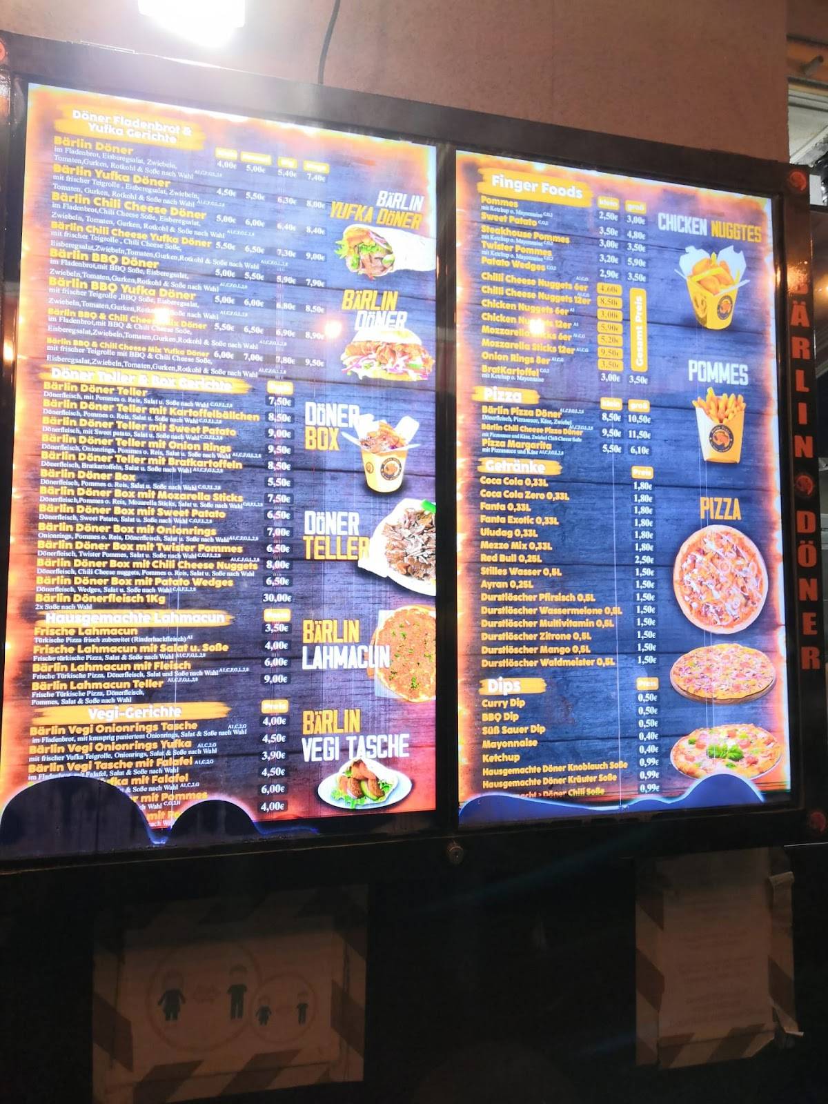 Menu at Berlin Food Style BBQ, Mannheim