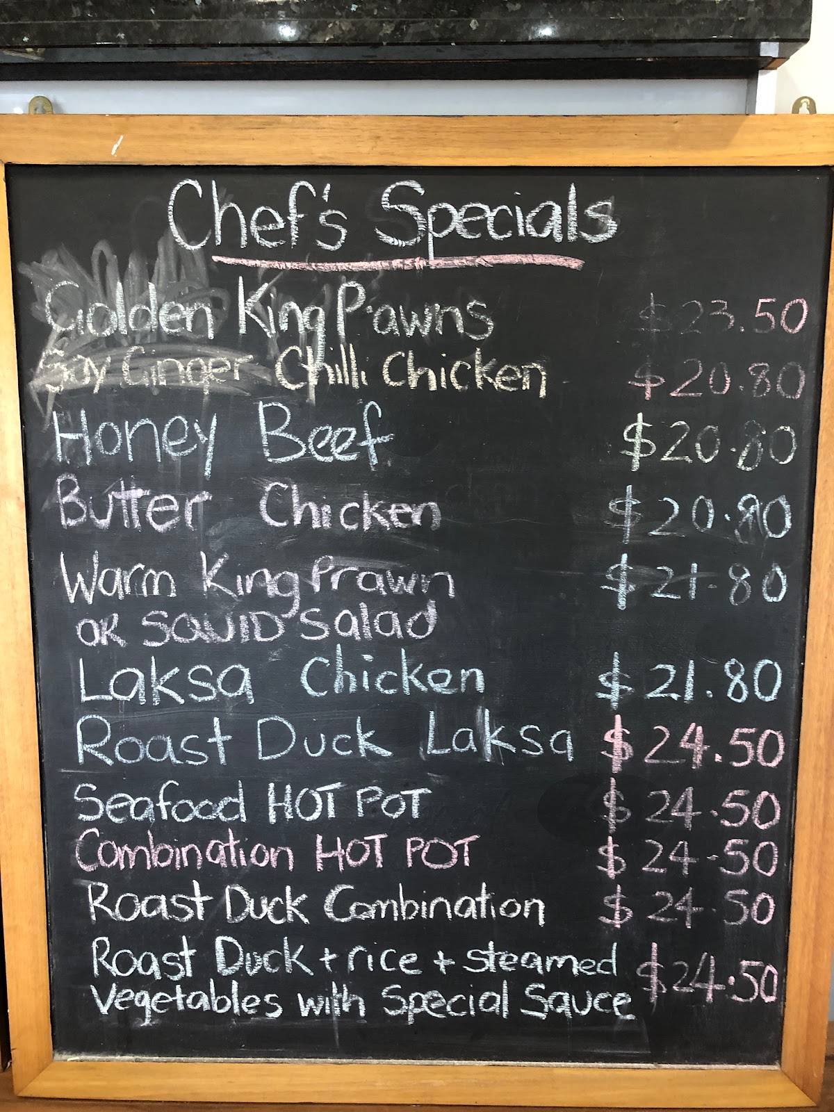 Menu at Berry Bowling Club, Berry
