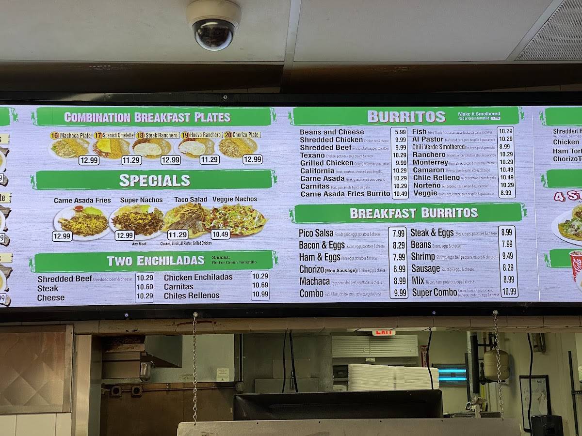 Menu at Betos Mexican Food (south highland) restaurant, Sandy