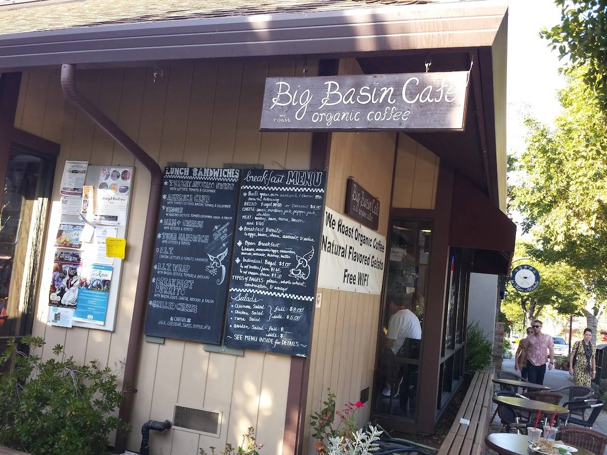 Menu at Big Basin Cafe, Saratoga