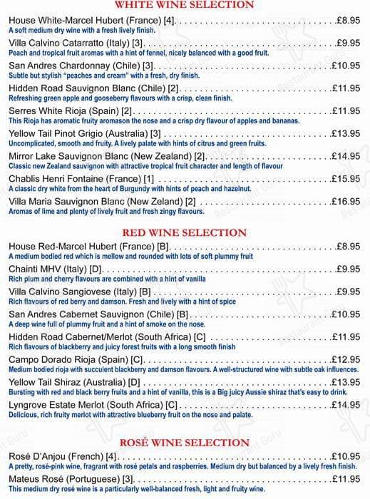 Menu at Bilash Balti House restaurant, Swinton