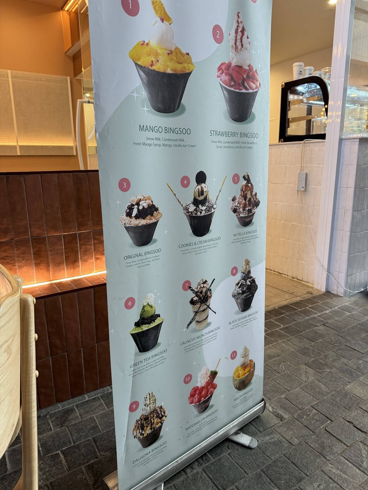 Menu at Bing.Go desserts, Chermside