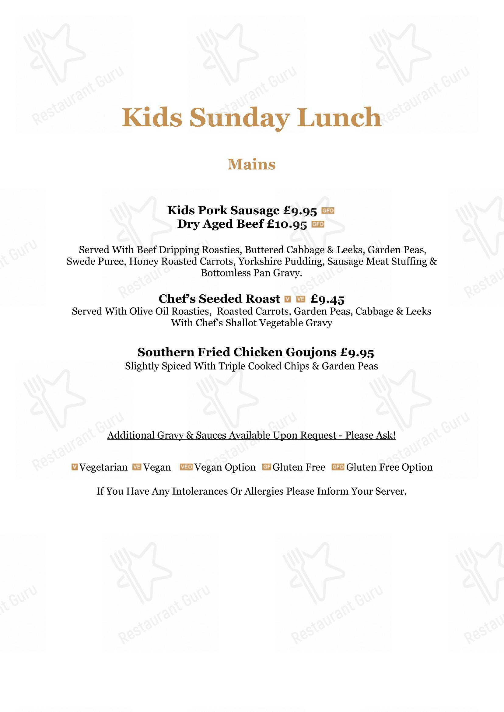 Menu at Bistro 8 restaurant, Blackwood