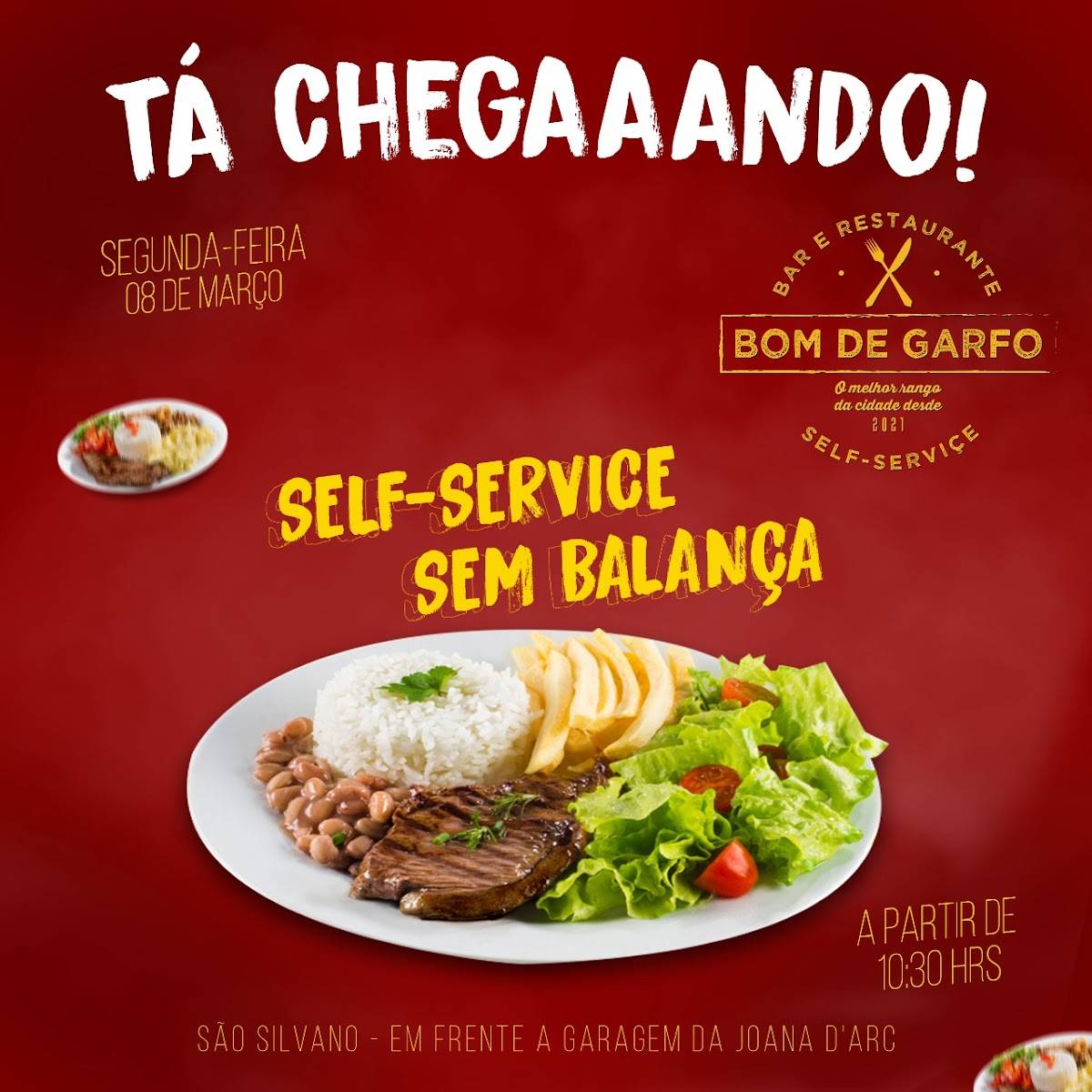Menu at Bom de garfo restaurant, Colatina