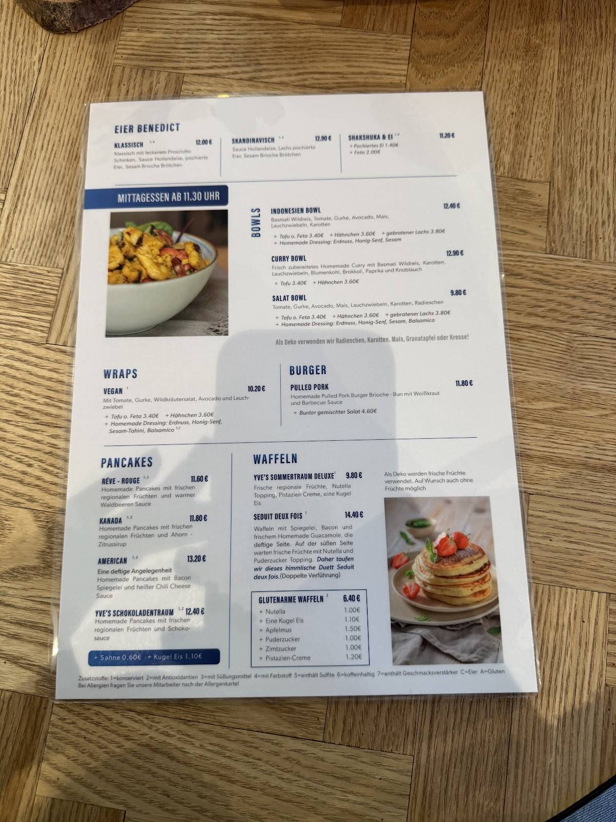Menu at Bonjour Yve - Food Lovers restaurant, Eppingen