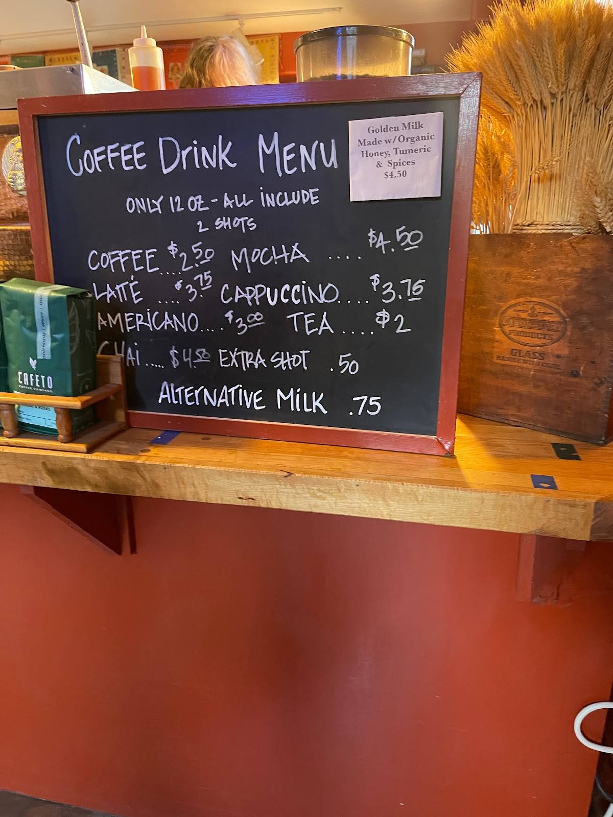 Menu at Bread & Roses Bakery, Yachats