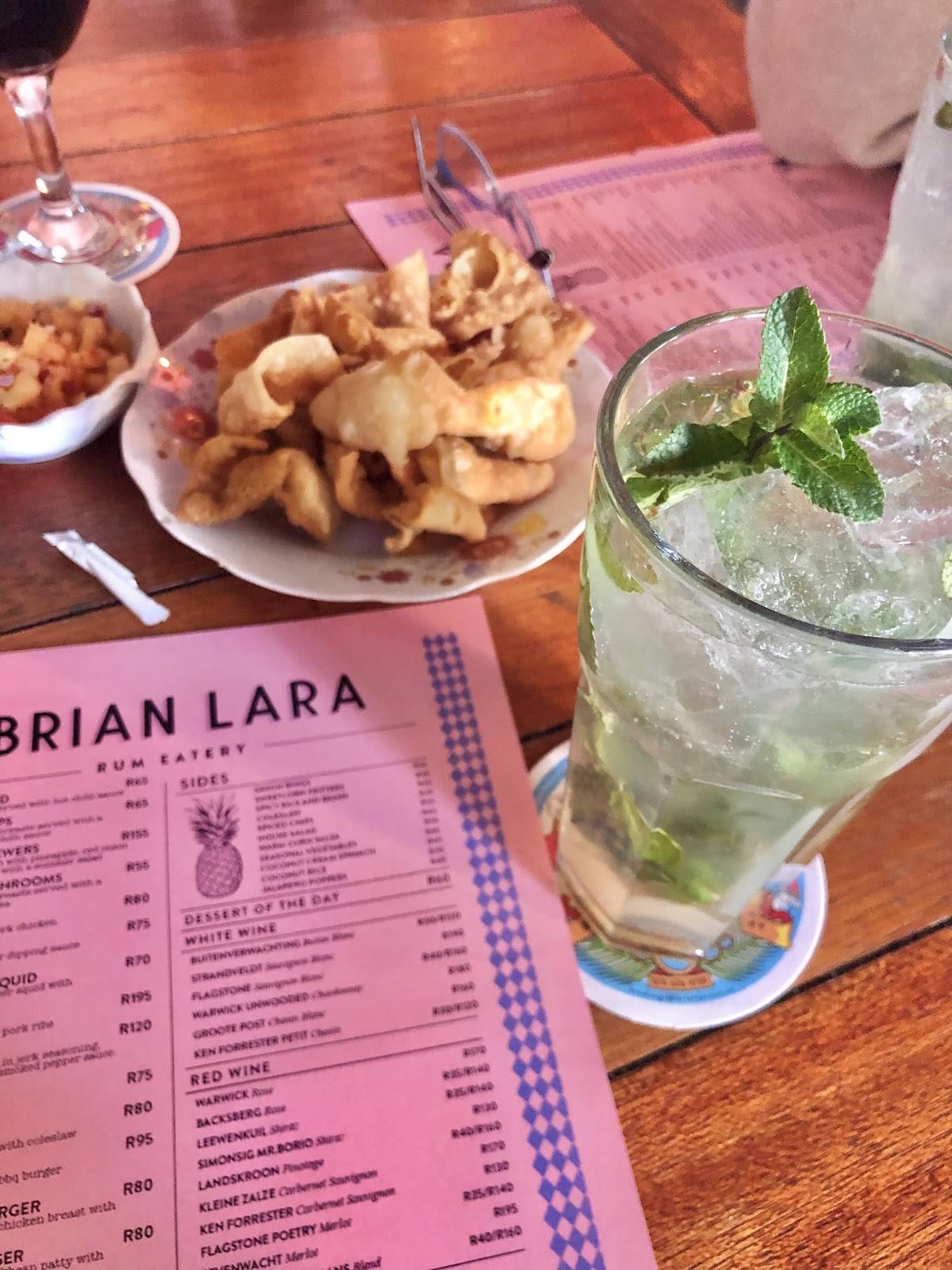 Menu at Brian Lara Rum Eatery restaurant, Randburg, 56 4th Ave