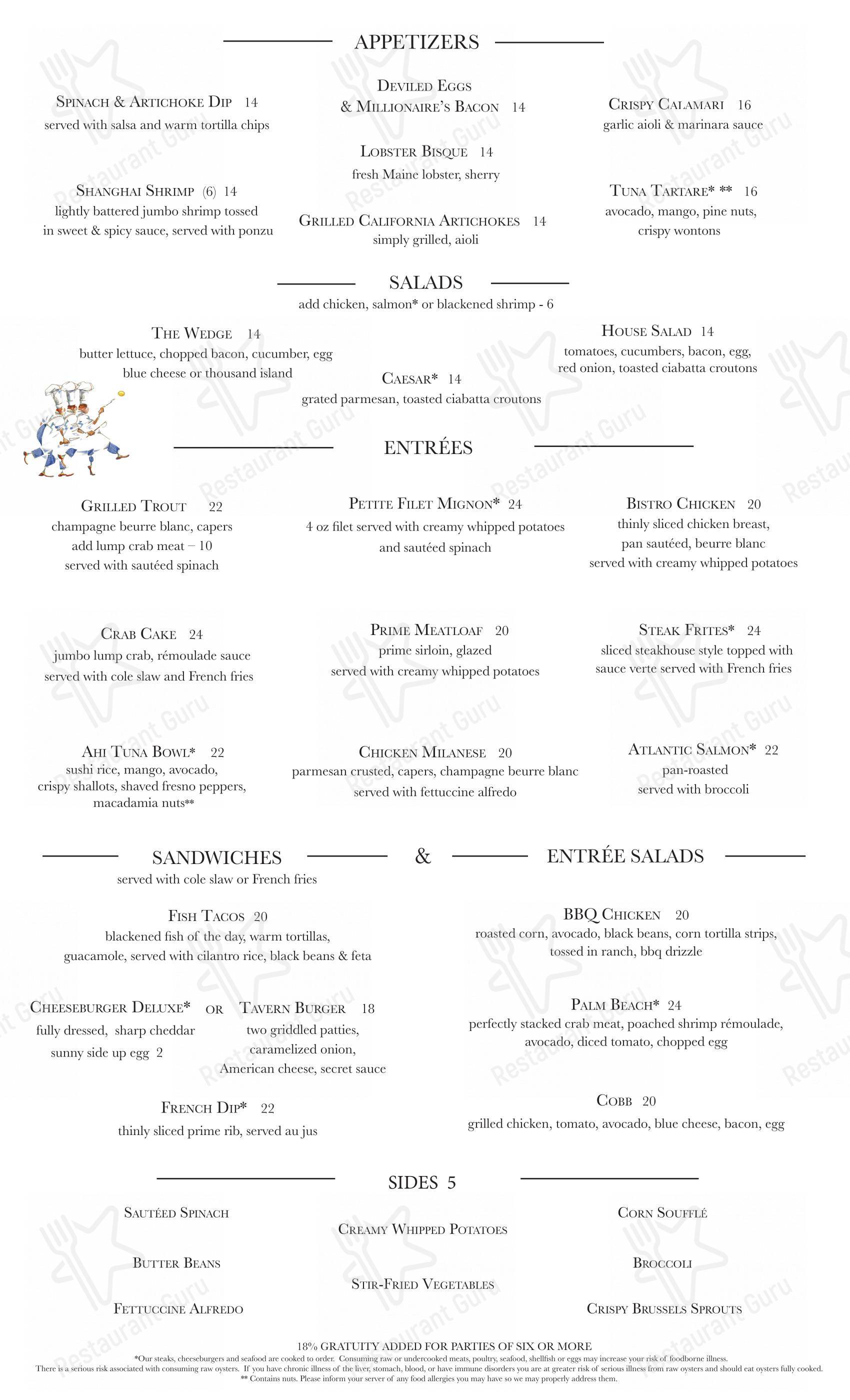 Menu at BrickTop's pub & bar, Greenville