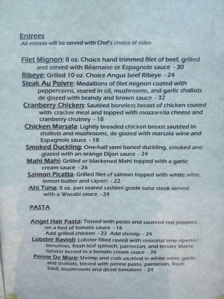 Menu at Brooklyn Grill & Cafe, Bristol