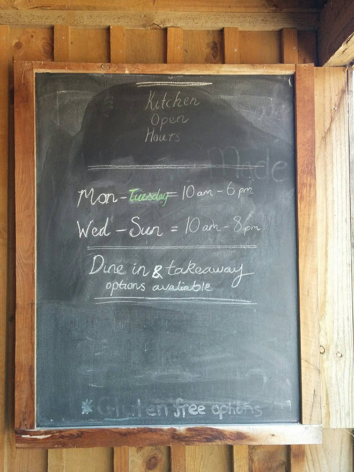 Menu at Brown Trout Cafe, Athol