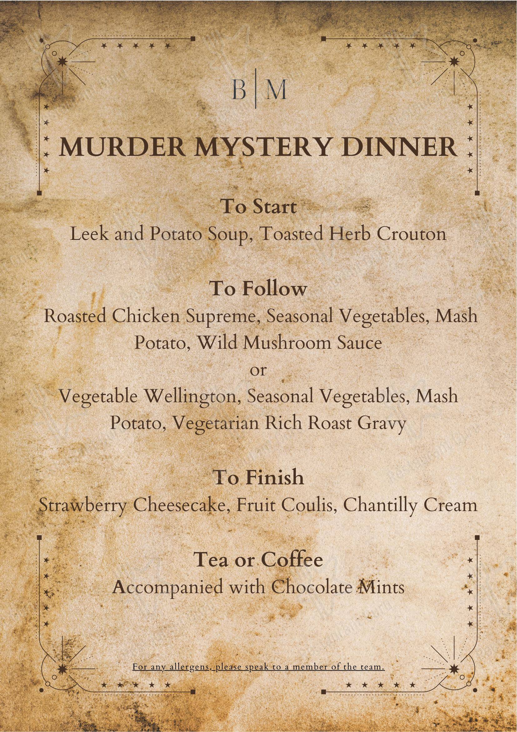 Menu at Bryn Meadows Golf Hotel & Spa pub & bar, Maesycwmmer