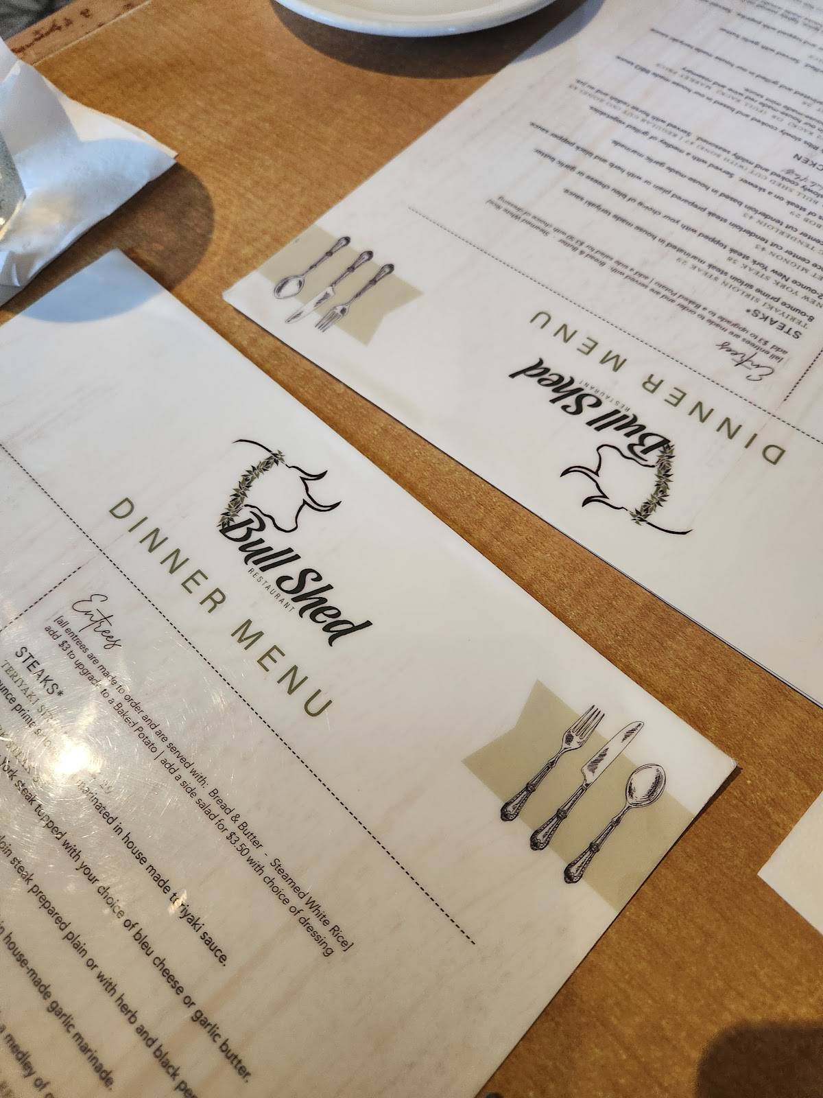 Menu at Bull Shed Restaurant, Kapaa, 4-796 Kuhio Hwy