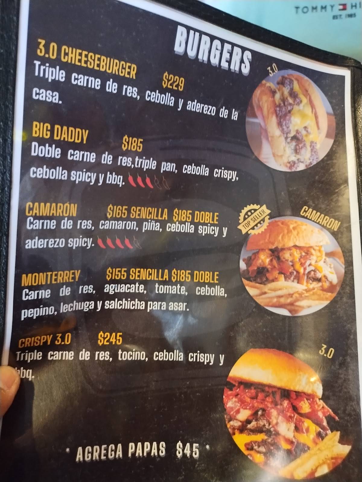 Carta del restaurante Burger Crib Otay, Tijuana, Las Flores 15370