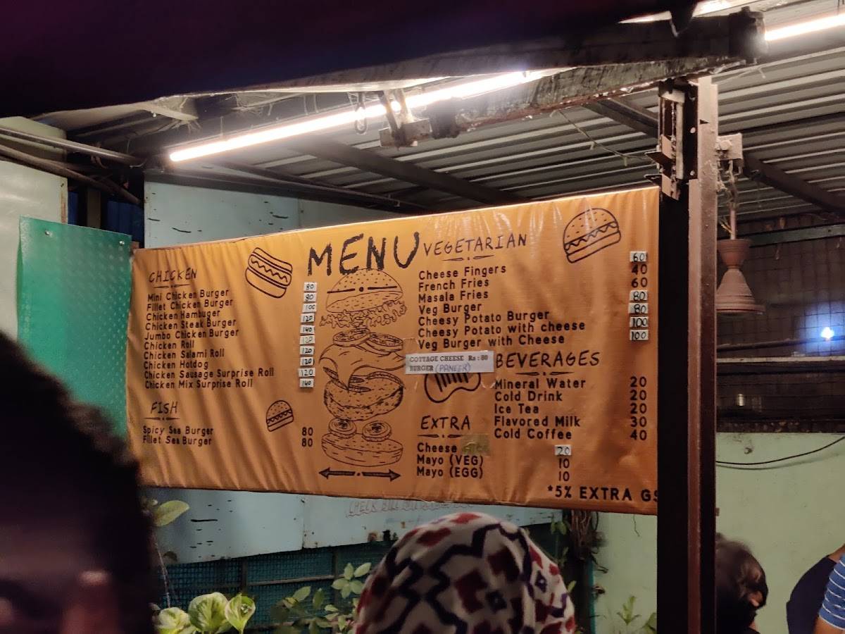 Menu at Burger (KP), Pune, N Main Rd