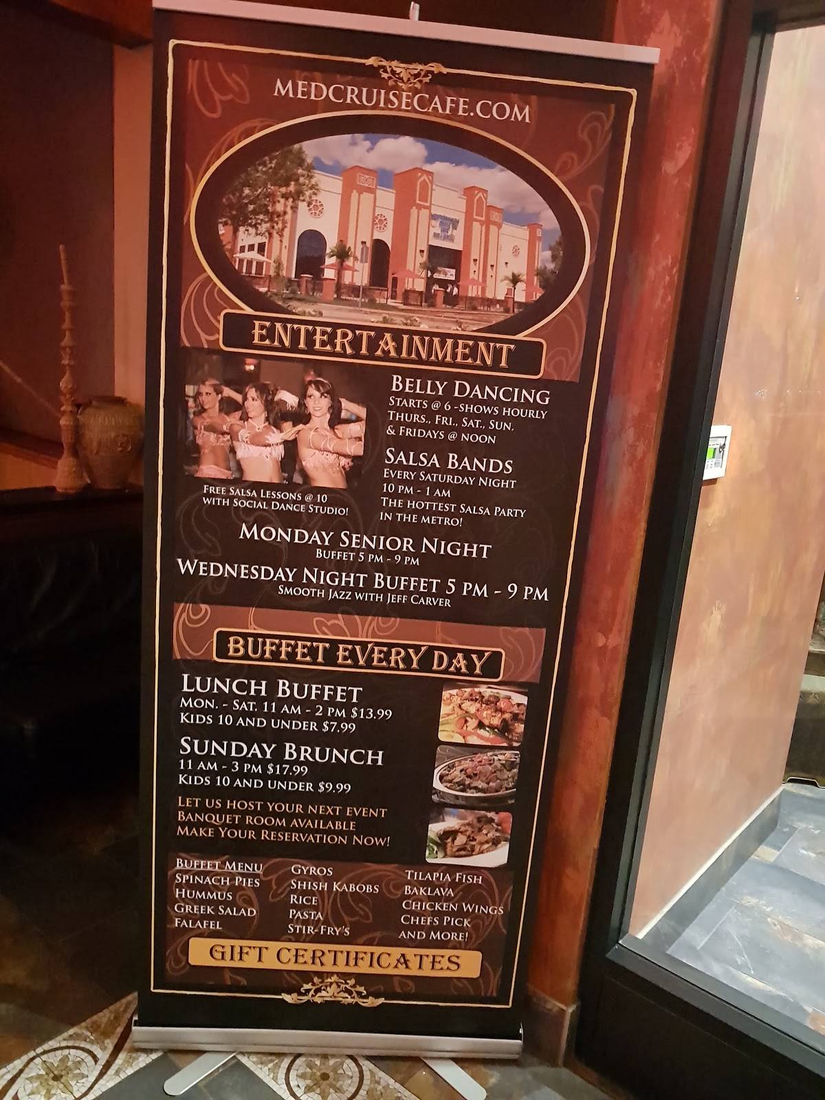 Menu at Mediterranean Cruise Cafe, Burnsville