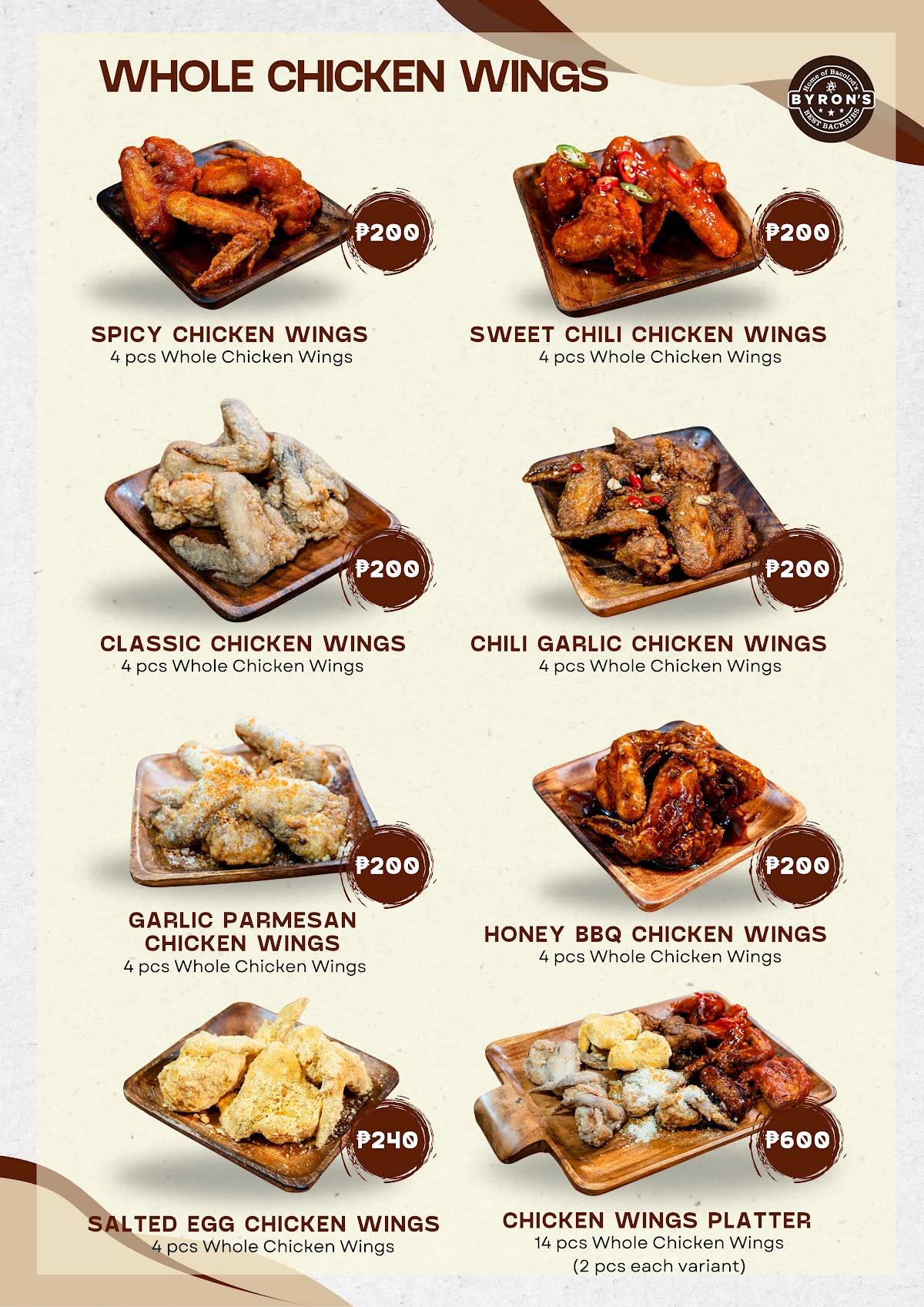 Menu at Byron's - Smallville Iloilo restaurant, Iloilo City, Smallville ...