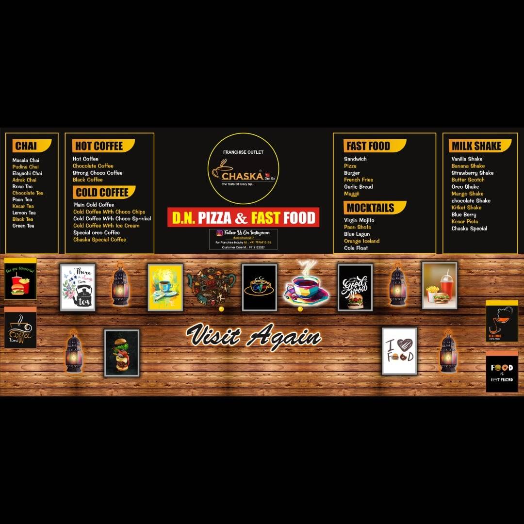 Menu at CHASKA CHAI DA & DN PIZZA, Udaipur
