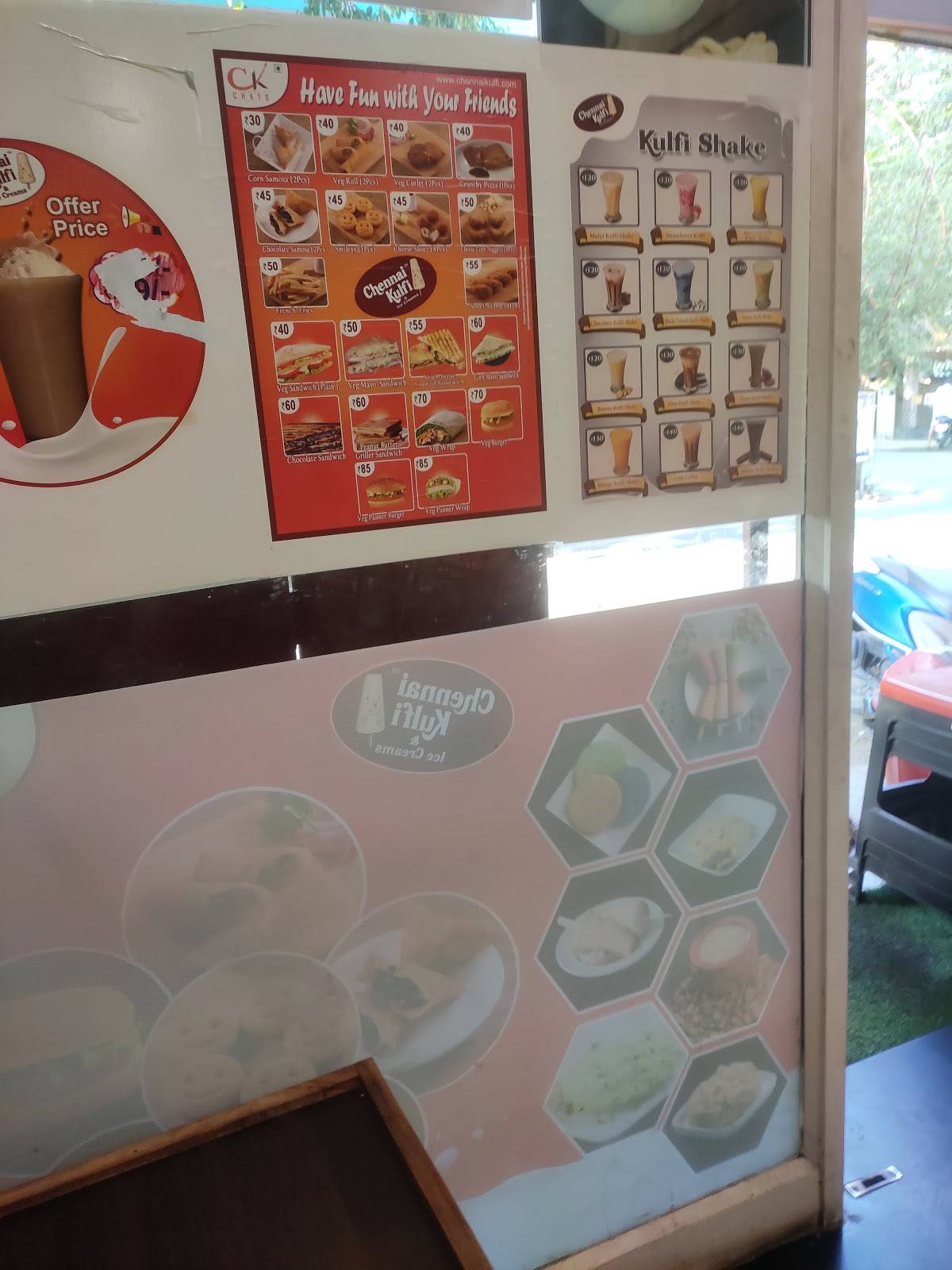 Menu at CHENNAI KULFI, Chennai, phone 9840255922 shop