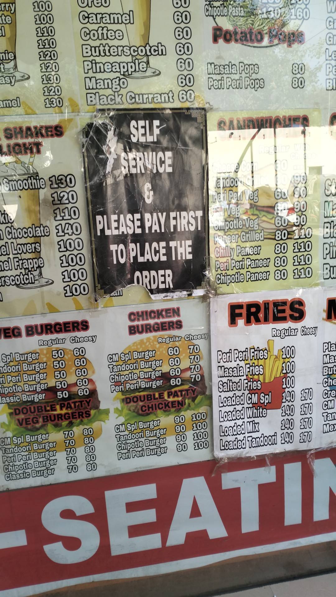 Menu at COLD MONSTERS, Gurugram