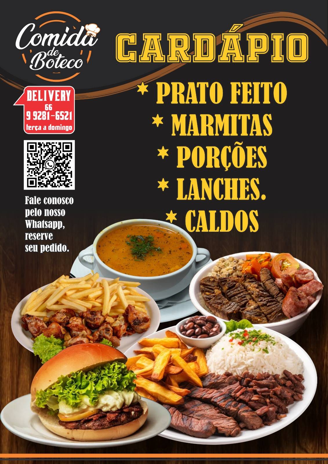 Menu em COMIDA DE BOTECO restaurante, Rondonópolis