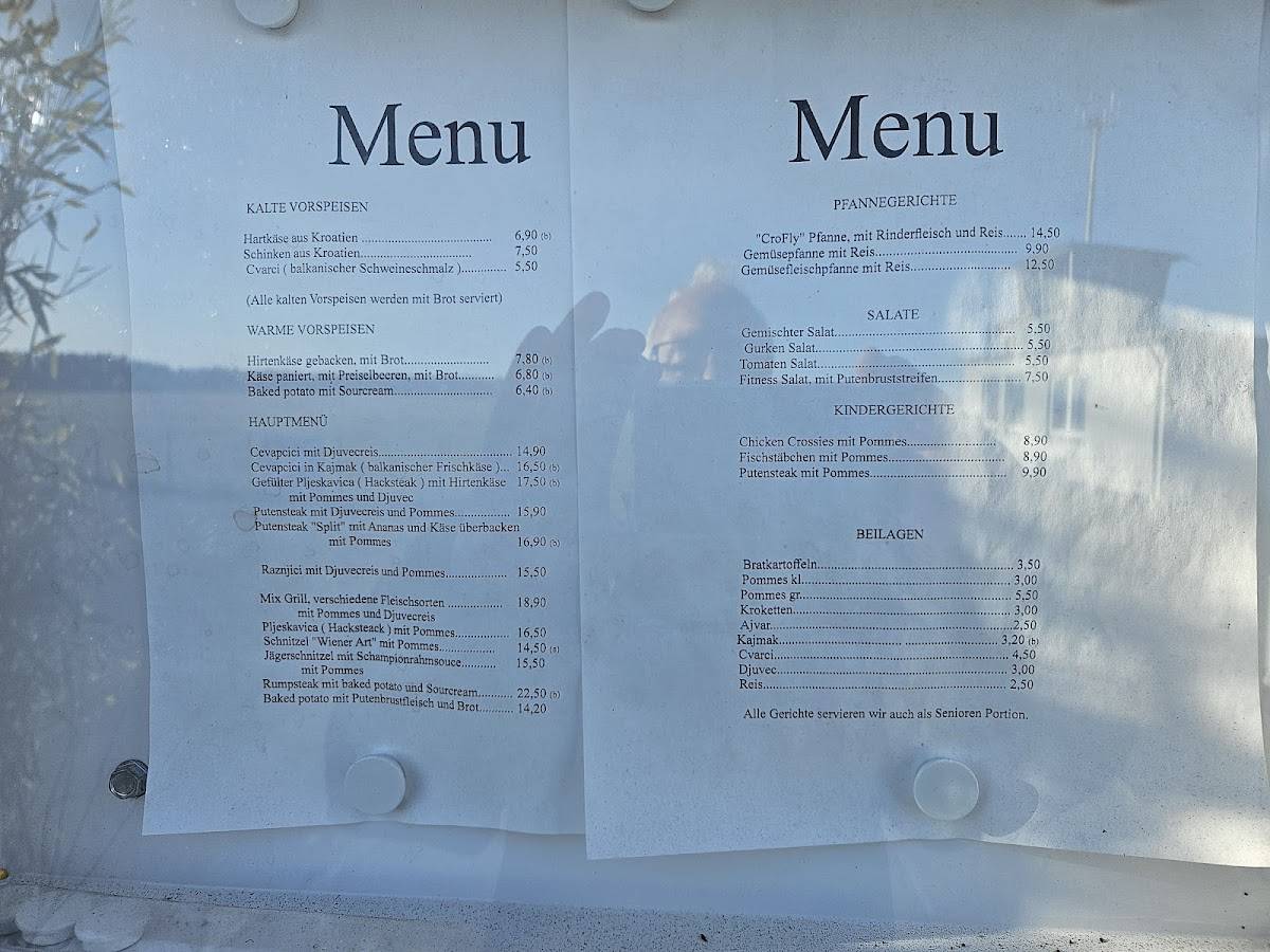 Menu at CRO Fly restaurant, Flensburg